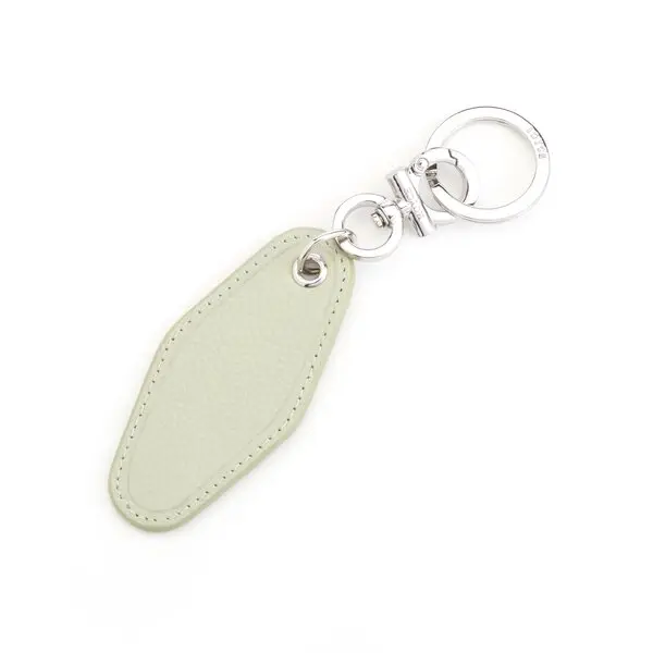 ROYCE NEW YORK Vintage Leather Hotel Style Keychain - Sage