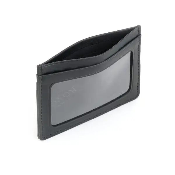 ROYCE NEW YORK Rfid Blocking Credit Card Case - Blue