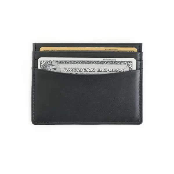 ROYCE NEW YORK Rfid Blocking Credit Card Case - Blue