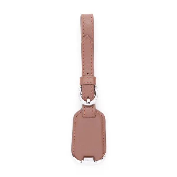 ROYCE NEW YORK American Nappa Leather Bag Tag With Silver-tone Hardware - Tan