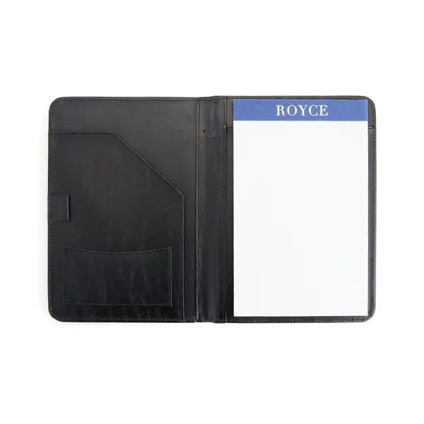 ROYCE NEW YORK Compact Writing Portfolio - Black