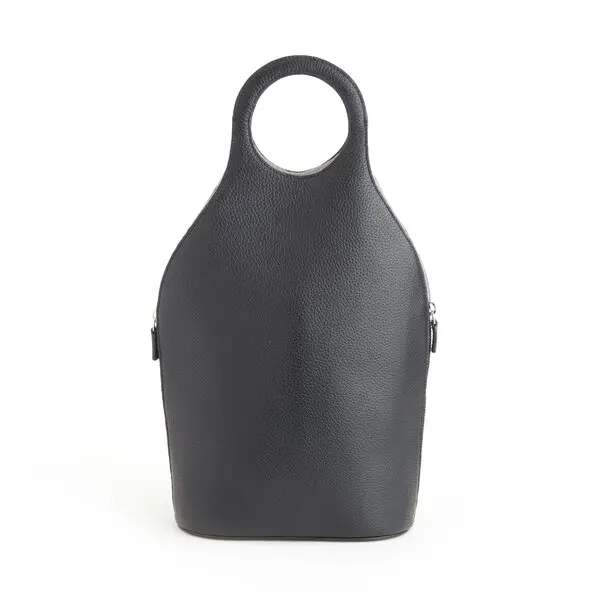 ROYCE NEW YORK Double Wine & Champagne Bottle Tote - Black