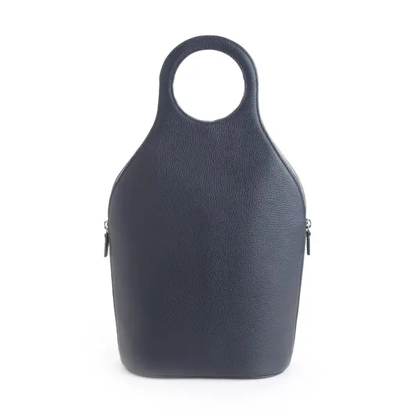 ROYCE NEW YORK Double Wine & Champagne Bottle Tote - Blue