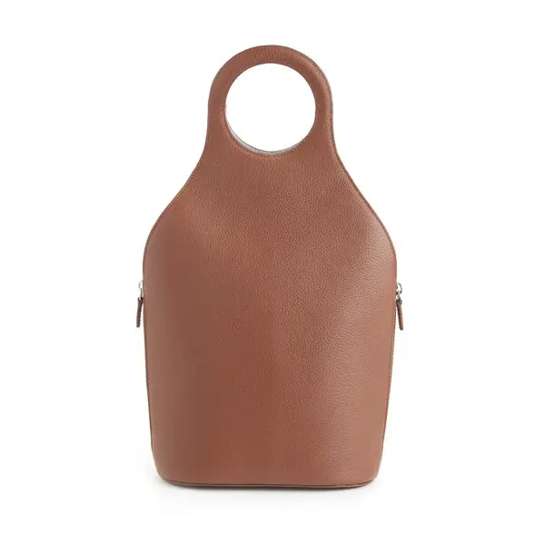 ROYCE NEW YORK Double Wine & Champagne Bottle Tote - Tan
