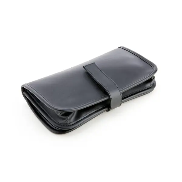 ROYCE NEW YORK Handmade Leather Glove Box Auto Organizer - Black
