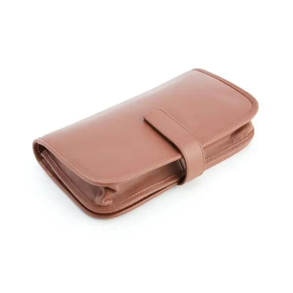 ROYCE NEW YORK Handmade Leather Glove Box Auto Organizer - Tan