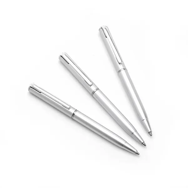 ROYCE NEW YORK Roller Ball Jotter Small Pen Refills - Silver