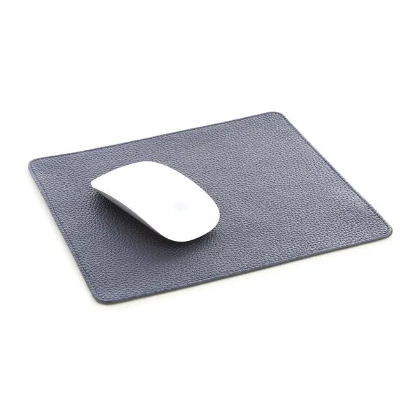 ROYCE NEW YORK Pebble Grain Leather Mousepad - Blue