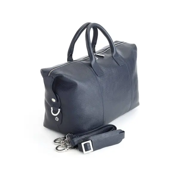 ROYCE NEW YORK Executive Overnight Travel Duffel Bag - Blue