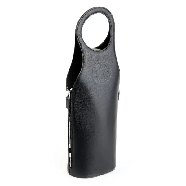 ROYCE NEW YORK Leather Wine And Champagne Bottle Tote Bag - Blue