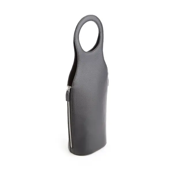 ROYCE NEW YORK Leather Wine And Champagne Bottle Tote Bag - Blue