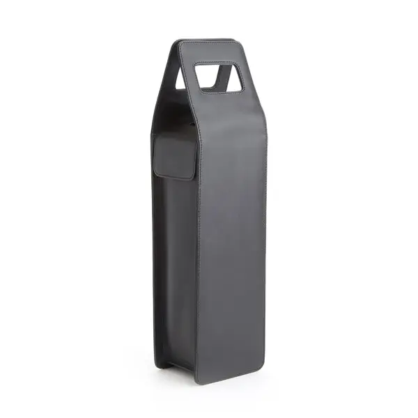 ROYCE NEW YORK Wine Champagne Bottle Carrying Case - Black