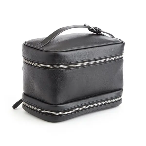 ROYCE NEW YORK Large Cosmetic Train Case - Black