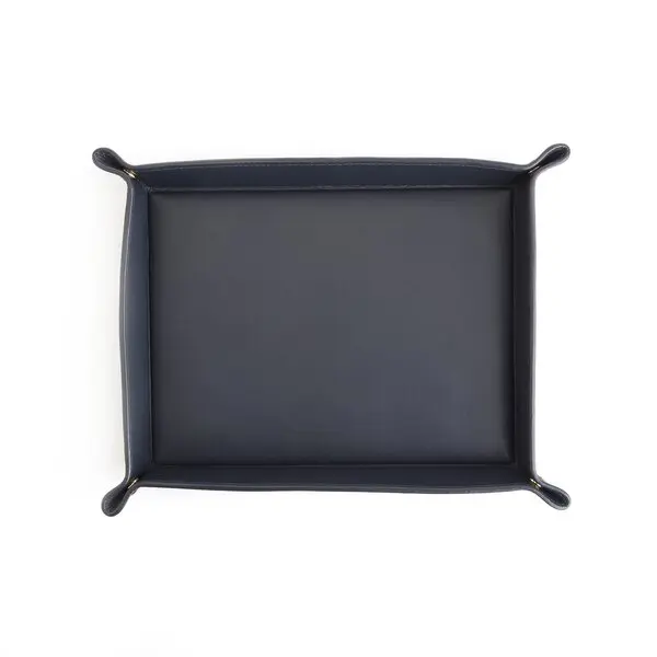 ROYCE NEW YORK Large Catchall Valet Tray - Red