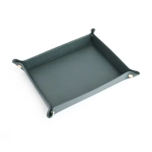 ROYCE NEW YORK Large Catchall Valet Tray - Red