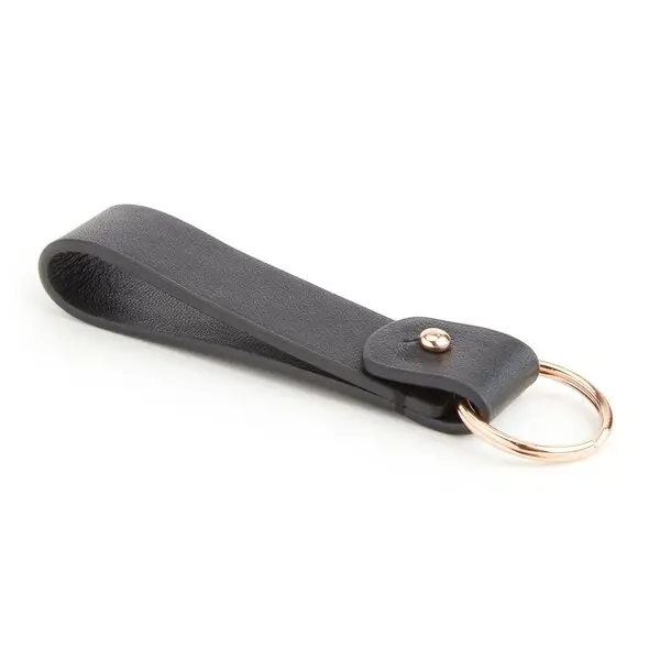 ROYCE NEW YORK Classic Valet Keychain - Black-rose
