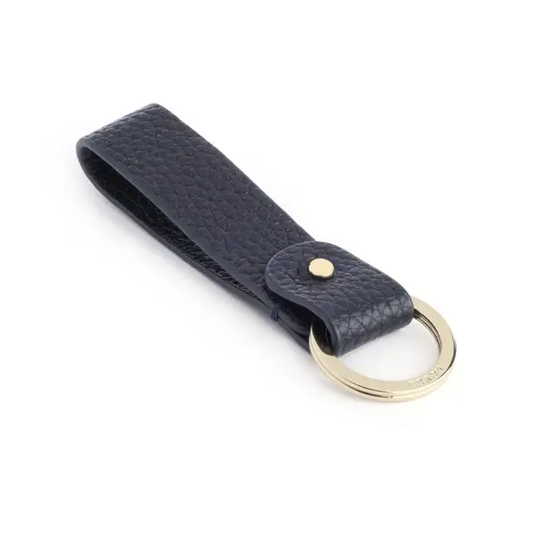 ROYCE NEW YORK Classic Valet Keychain - Blue-pebble
