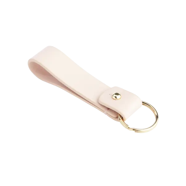 ROYCE NEW YORK Classic Valet Keychain - Carnation Pink