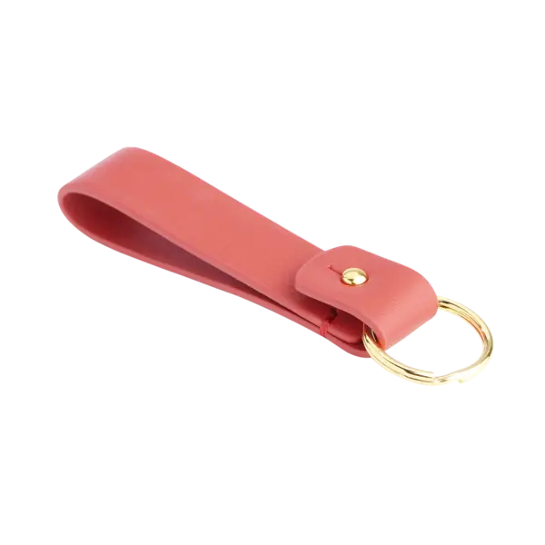 ROYCE NEW YORK Classic Valet Keychain - Red