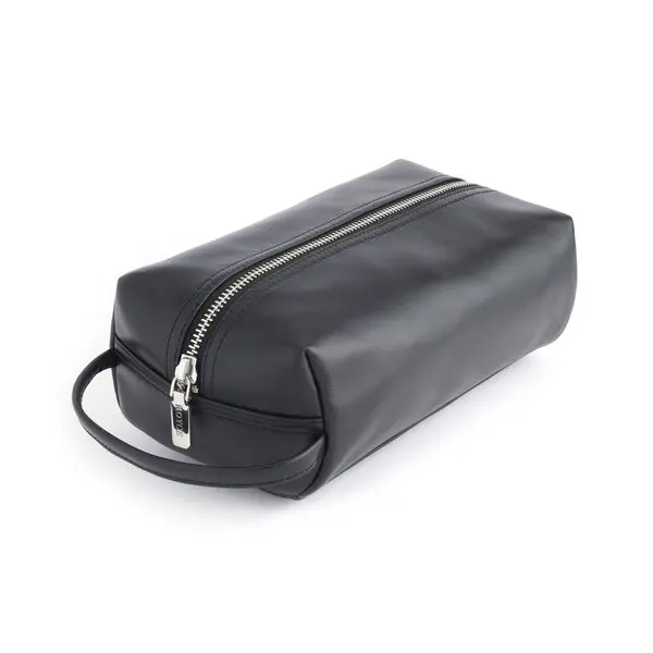 ROYCE NEW YORK Compact Toiletry Cosmetic Bag - Black