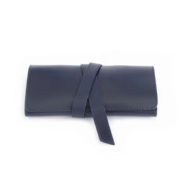 ROYCE NEW YORK Tech Cord Organizer Roll - Blue