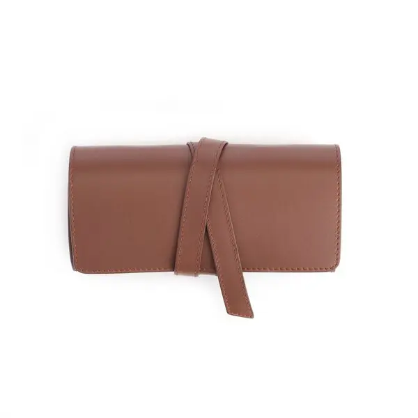 ROYCE NEW YORK Tech Cord Organizer Roll - Tan
