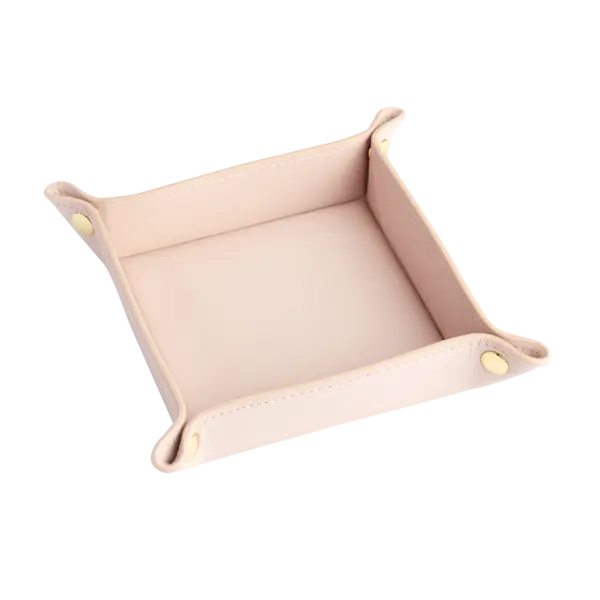 ROYCE NEW YORK Catchall Valet Tray - Carnation Pink