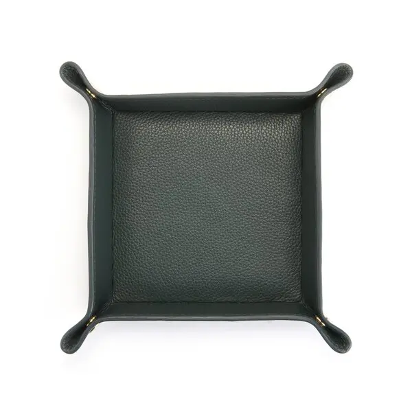 ROYCE NEW YORK Catchall Valet Tray - Dark Green