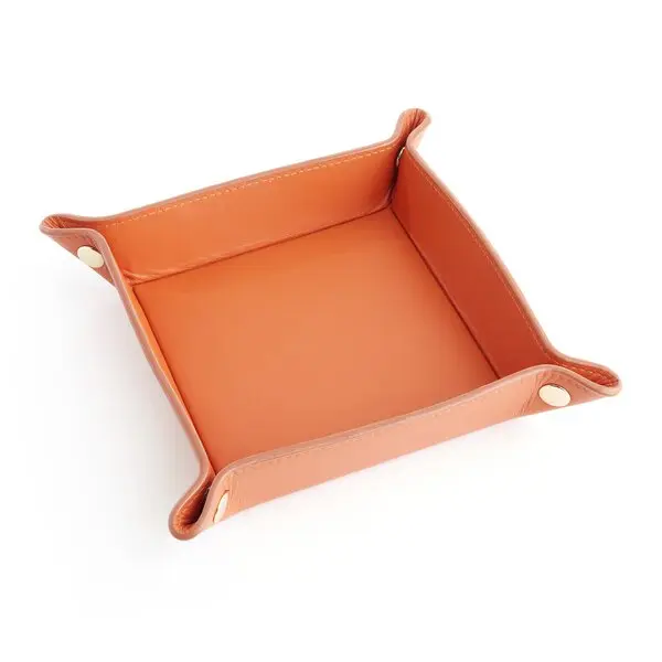 ROYCE NEW YORK Catchall Valet Tray - Orange