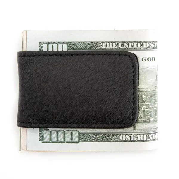 ROYCE NEW YORK Magnetic Money Clip - Black