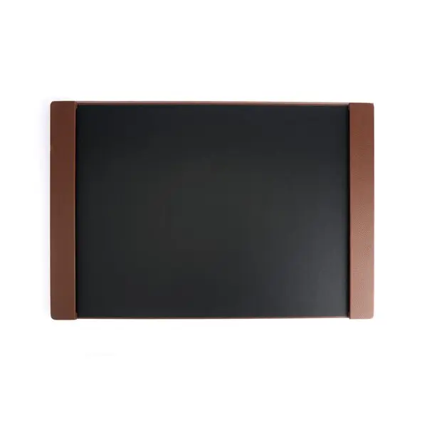 ROYCE NEW YORK 27" X 18" Leather Desk Blotter - Tan