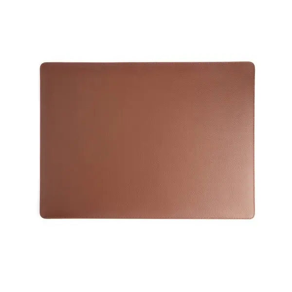 ROYCE NEW YORK 22" X 16" Leather Desk Pad Blotter - Black