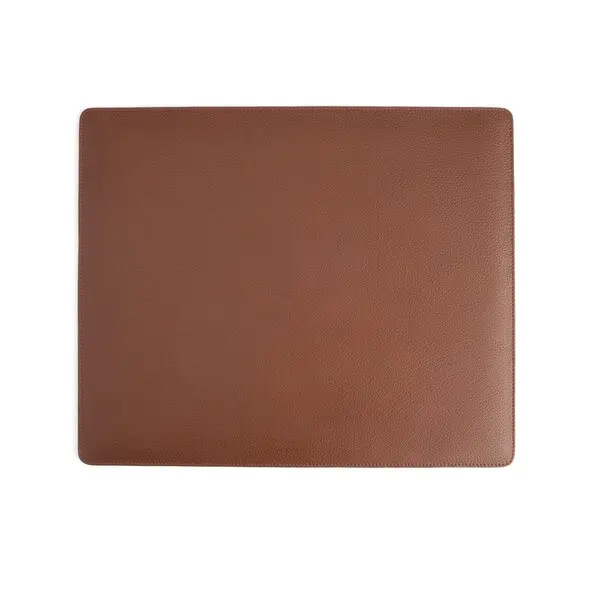ROYCE NEW YORK 17" X 14" Leather Desk Pad Blotter - Tan