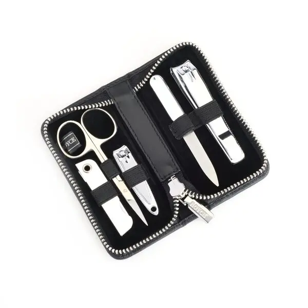 ROYCE NEW YORK Compact Grooming Manicure Kit - Black