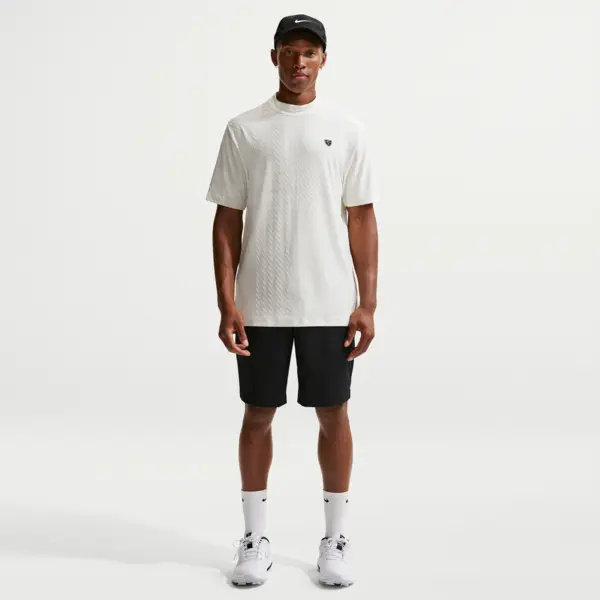 Nike Tartan Mock Neck Dri-fit Golf Top