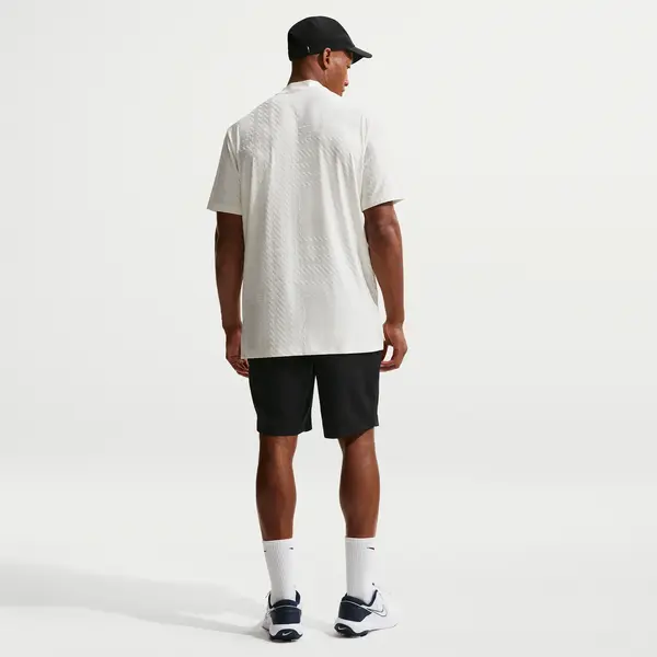 Nike Tartan Mock Neck Dri-fit Golf Top
