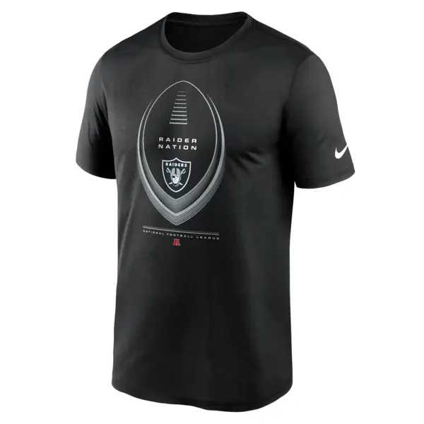 Nike Las Vegas Raiders Legend Icon Dri-fit Nfl T-shirt - Black