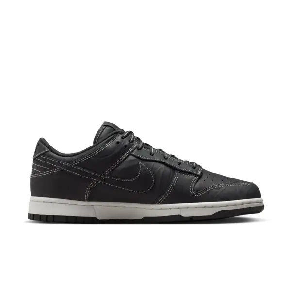 Nike Dunk Low Premium Leather Sneakers - Black