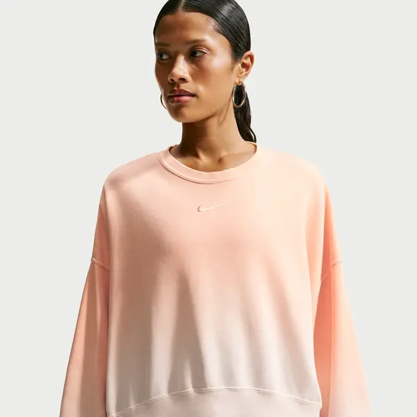 Nike Phoenix Fleece Oversized Crew-neck Sweatshirt - White