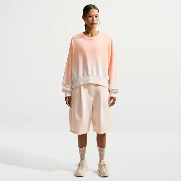 Nike Phoenix Fleece Oversized Crew-neck Sweatshirt - White