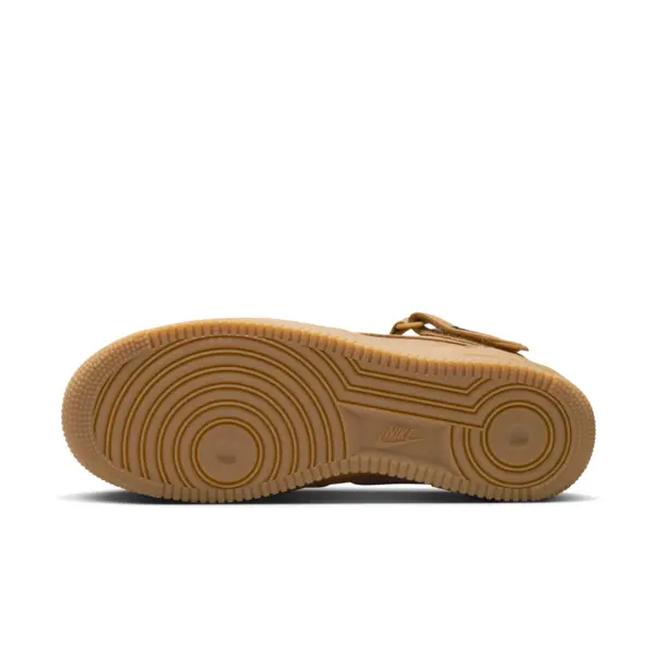 Nike Force 1 Mid Flax Shoes - Brown