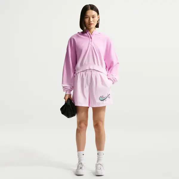 Nike Essentials Mid-rise Woven Shorts - Pink
