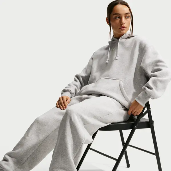 Nike Phoenix Fleece High-waisted Sweatpants - Grey