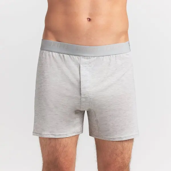SKIMS Knit Boxer 3 Pack | Grey | Small | Stretch