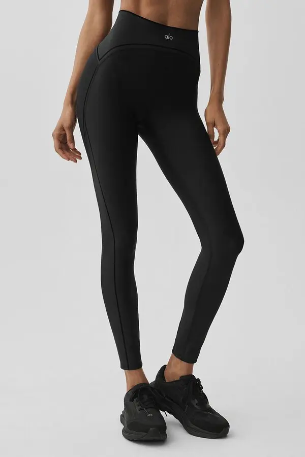 Alo Yoga Airlift High-waist Top-notch Legging - Black