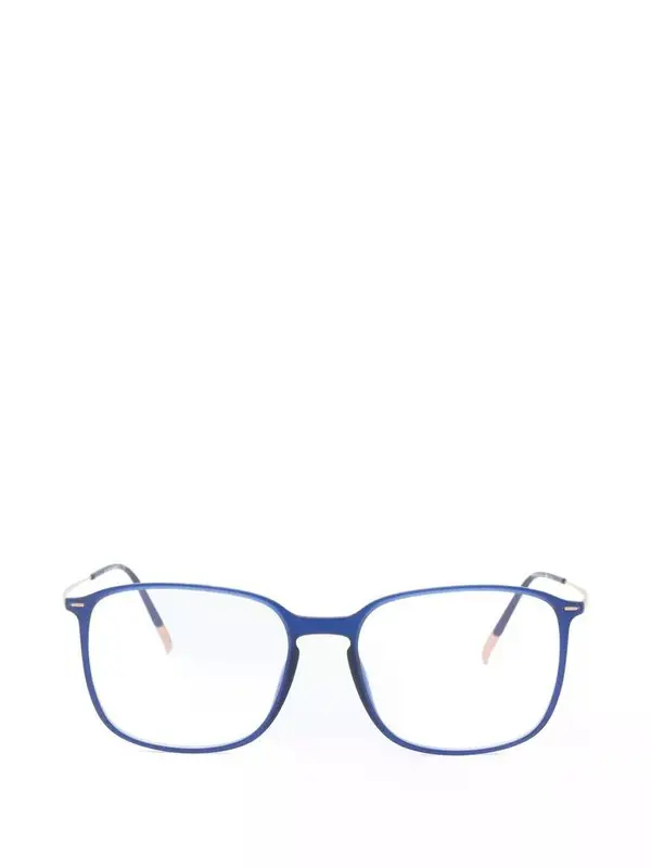 SILHOUETTE Square-frame Eyeglasses - Blue