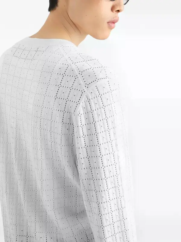 Dolce & Gabbana Embroidered Silk Broderie Anglaise Cardigan