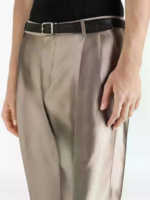 Dolce & Gabbana Silk Shantung Trousers