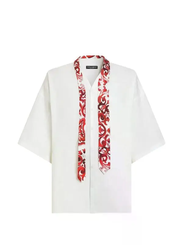 Dolce & Gabbana Shirt In Linen
