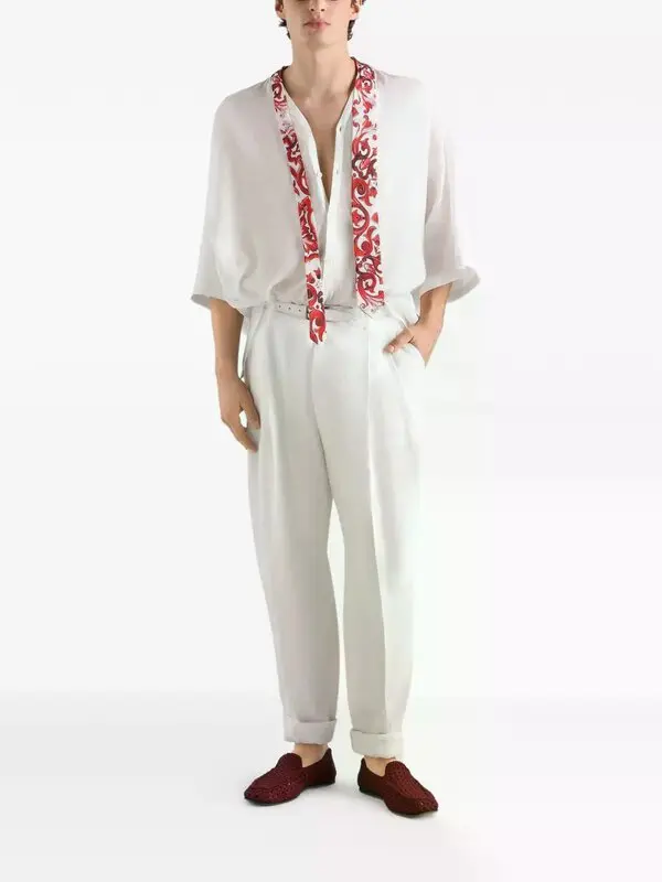 Dolce & Gabbana Shirt In Linen